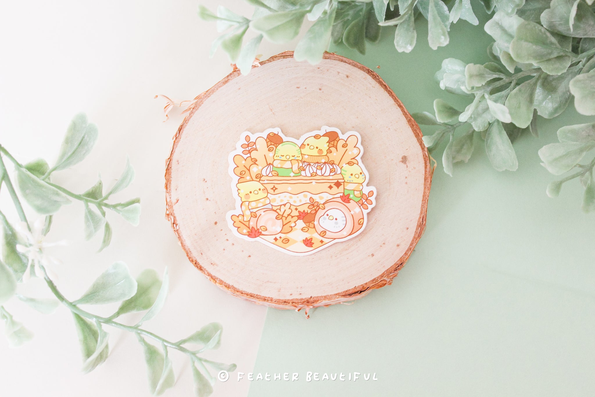 Feather Beautiful Flock - Sticker